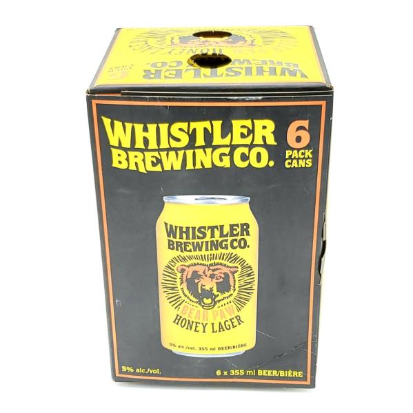 WHISTLER BEAR PAW HONEY LAGER 6 CANS – Sandy Lane Liquor