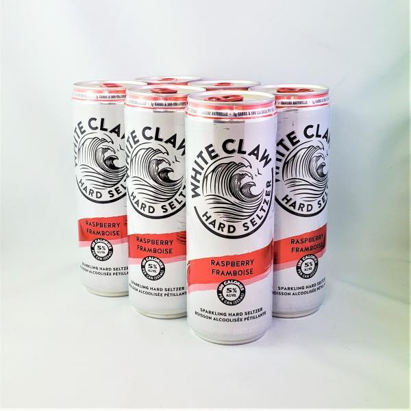 WHITE CLAW RASPBERRY 6PK – Sandy Lane Liquor