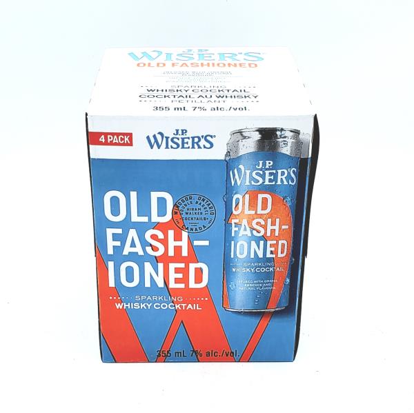 JP WISERS OLD FASHIONED 4PK – Sandy Lane Liquor