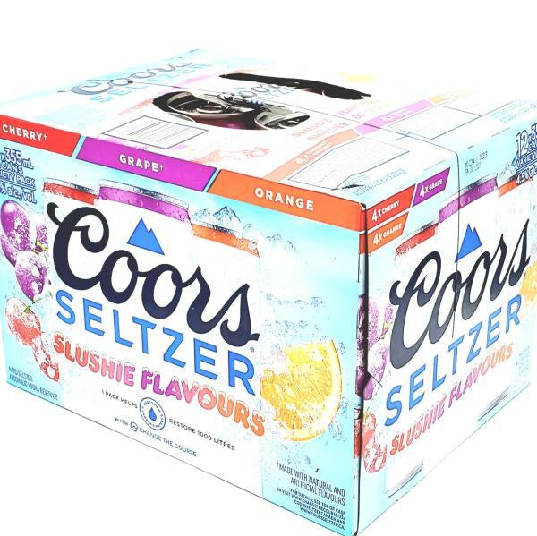 COORS SELTZER SLUSHIE 12PK – Sandy Lane Liquor